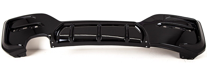 BMW 1 Series Rear Diffuser M-Performance 15-18 F20 F21 Gloss Black - S ...