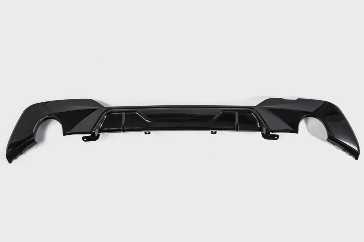 BMW 3 Series Rear Diffuser M-Performance G20 Gloss Black - Twin Outlet ...