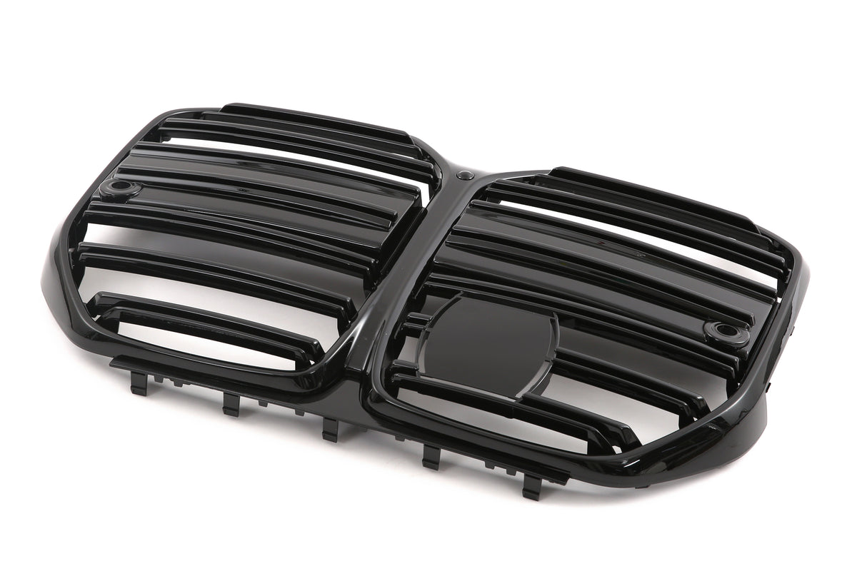 BMW 4 Series G26 2021 ON Gloss Black M4 Style Slat Grill – 2xcite