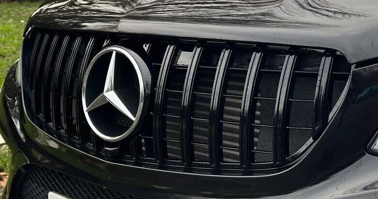 Mercedes GLE W166 2015-2019 Gloss Black GT Panamericana Grill – 2xcite