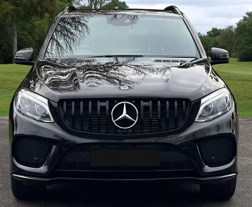 Mercedes GLE W166 2015-2019 Gloss Black GT Panamericana Grill – 2xcite