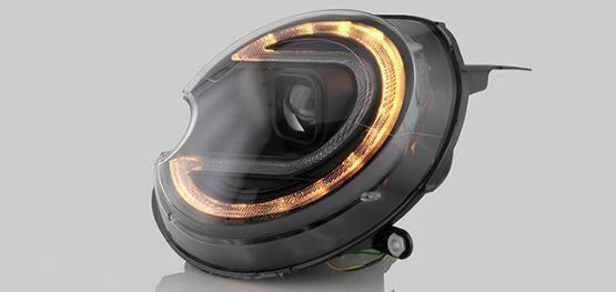 BMW Mini 2007-2013 LED Indicator Light Bar DRL Projector Headlights R5 ...