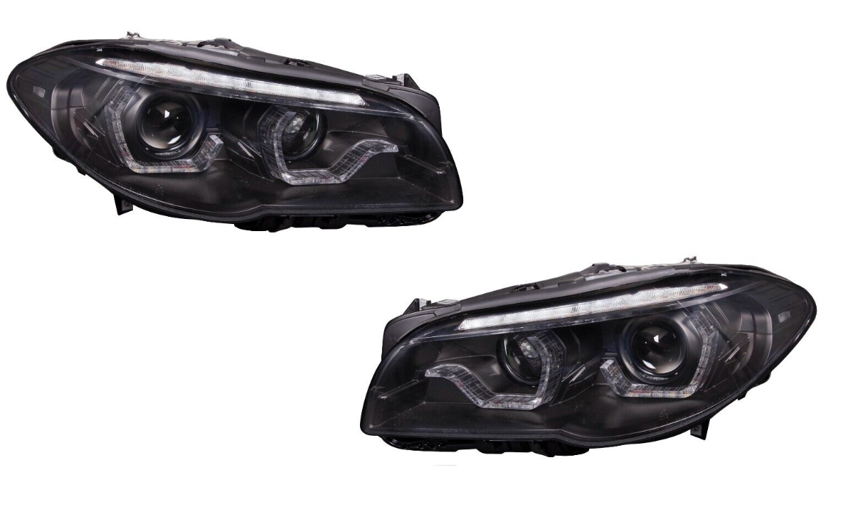 BMW 5 Series F10 LED DRL Projector Headlights 2014-2016 - Xenon – 2xcite