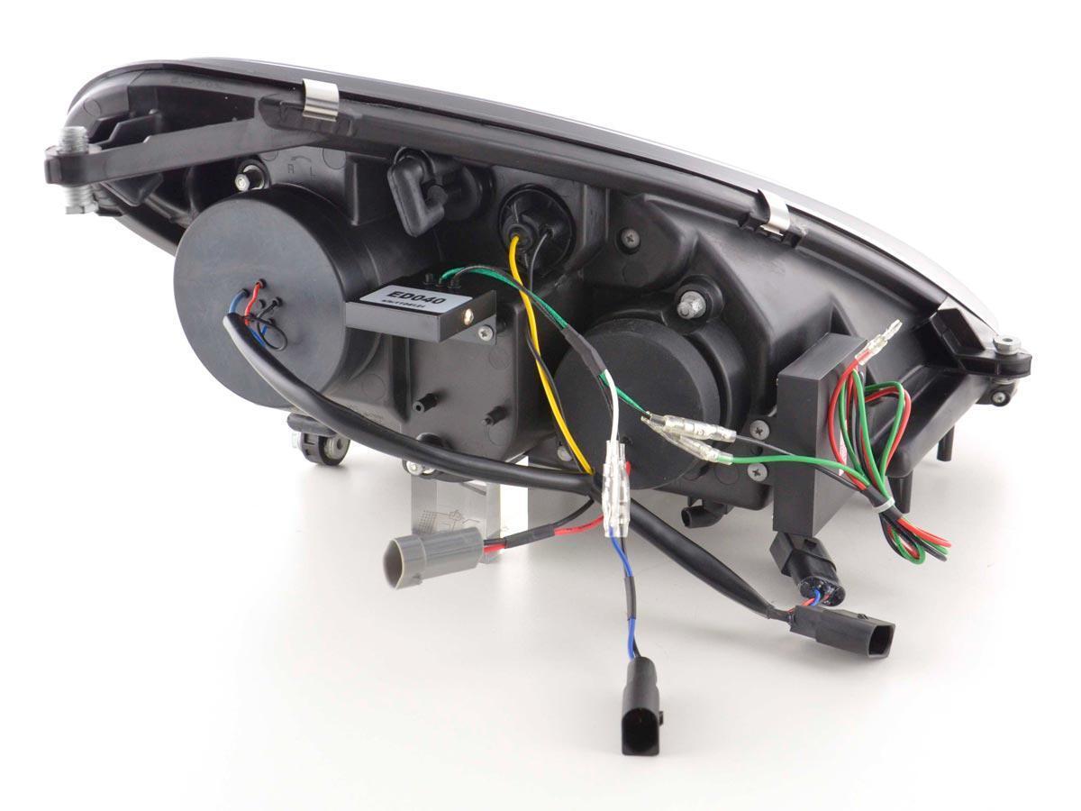 Mercedes SLK R171 2005-2011 Black LED DRL Daylight Running Lights Head ...