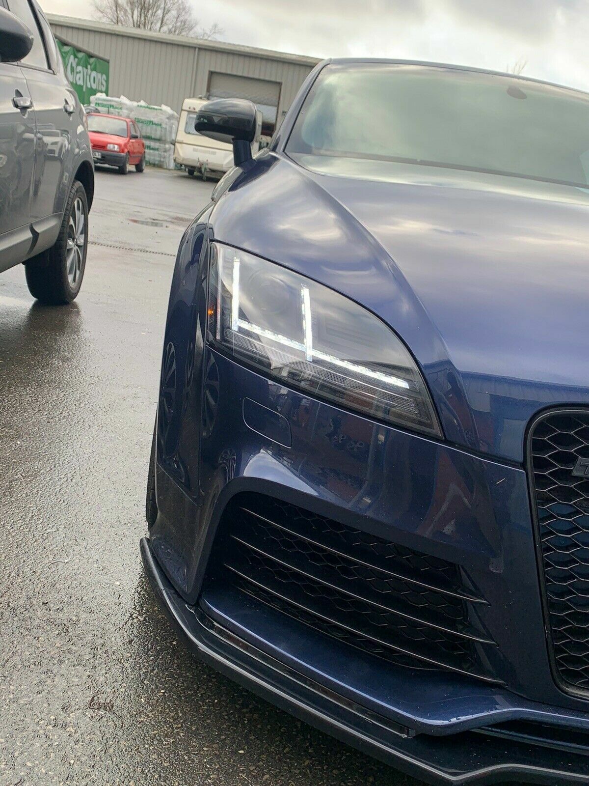 Audi TT 2011-2014 8J Black LED DRL Devil Eye Xenon AFS Headlights with ...