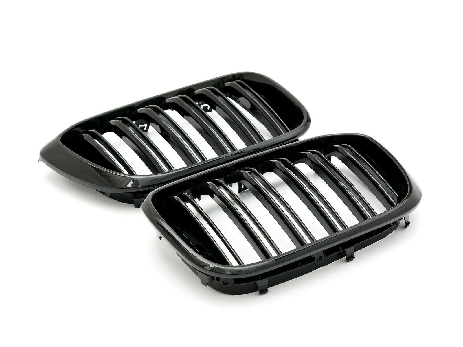 BMW X3 G01 X4 GO2 2018 Onwards Black Twin Bar Kidney Grill – 2xcite